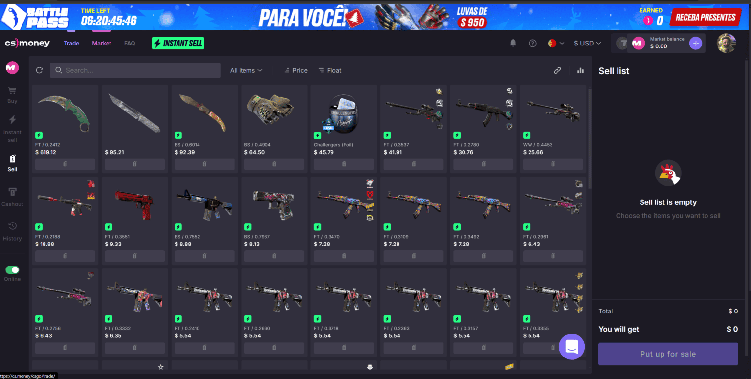 Como vender bem suas skins de CS2 por dinheiro » Lukao.tv